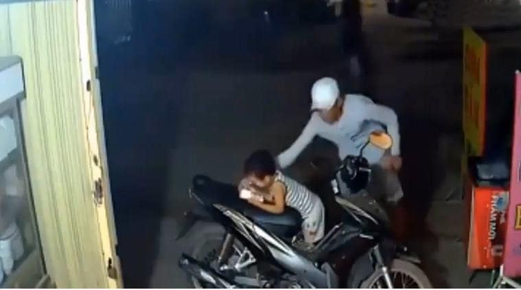 WATCH: Thief snatches phone from toddler’s hand outside his home ...