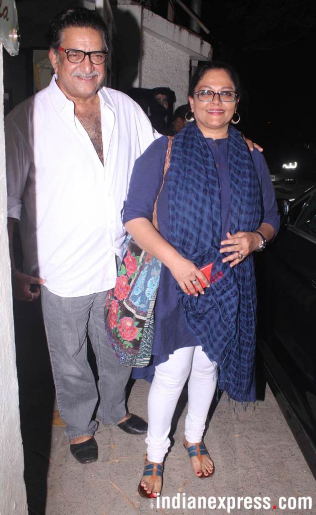 102 Not Out screening: Shabana Azmi, Javed Akhtar, Tanvi Azmi and ...