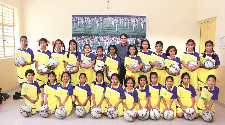 Football Training For Under-10 Girls: At three NDMC schools, 90 girls ...