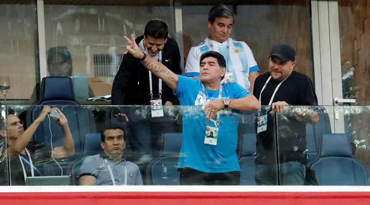 FIFA 2018 Diego Maradona offers reward to find person spreading rumour of his death Fifa News The Indian Express
