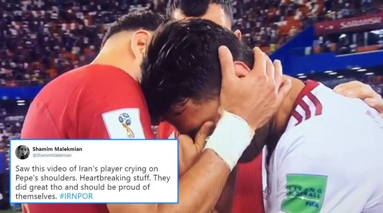 FIFA Word Cup 2018: Pepe consoling Iranian players after match leaves ...