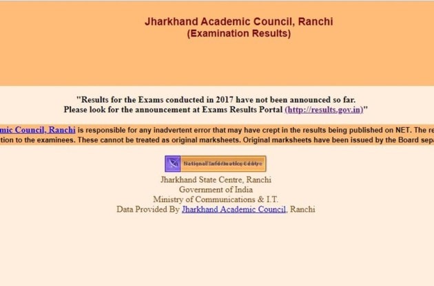 Jharkhand JAC 12th Arts Result 2018: Websites to check results ... Jharkhand JAC 12th Arts Result 2018: Websites to check results ...