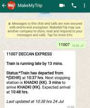 IRCTC Live Train Status Via WhatsApp How To Check Indian Railways IRCTC Live Train Status Via WhatsApp How To Check Indian Railways