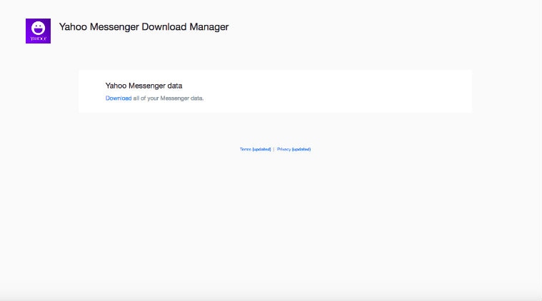 How to download Yahoo Messenger chat history post the service shutdown ...
