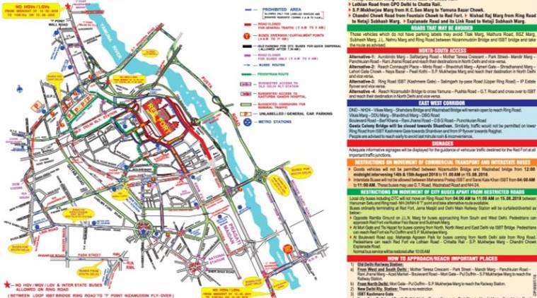 Independence Day traffic advisory by Delhi Police: Check details here ... Independence Day traffic advisory by Delhi Police: Check details here ...