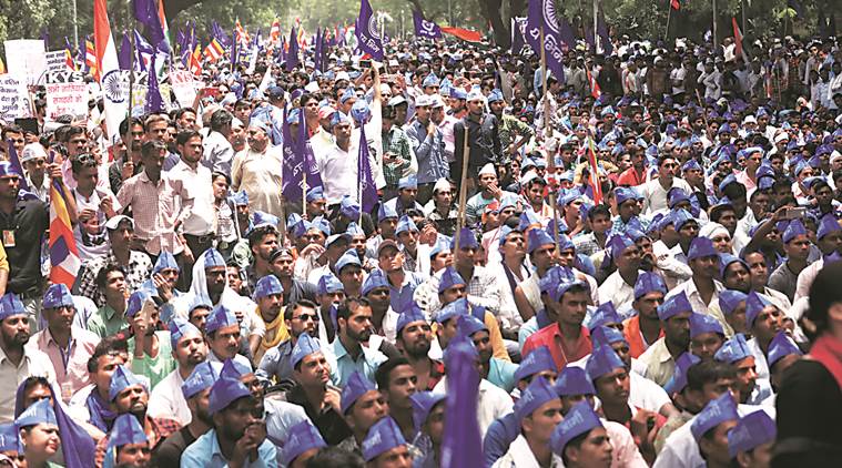 Expelled BSP leader joins Bhim Army at Delhi rally | India News - The ...