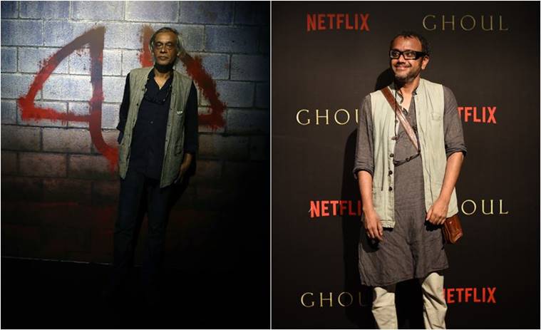 Ghoul screening: Kubbra Sait, Jim Sarbh and Sanya Malhotra walk the ...