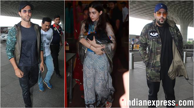 Celeb spotting: Hrithik Roshan, Sara Ali Khan, Badshah and others ...