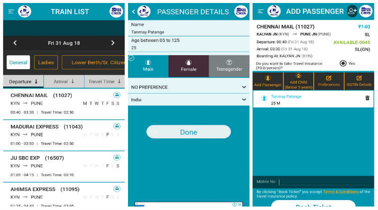 IRCTC app ticket booking: How to make payments using PhonePe over UPI ...