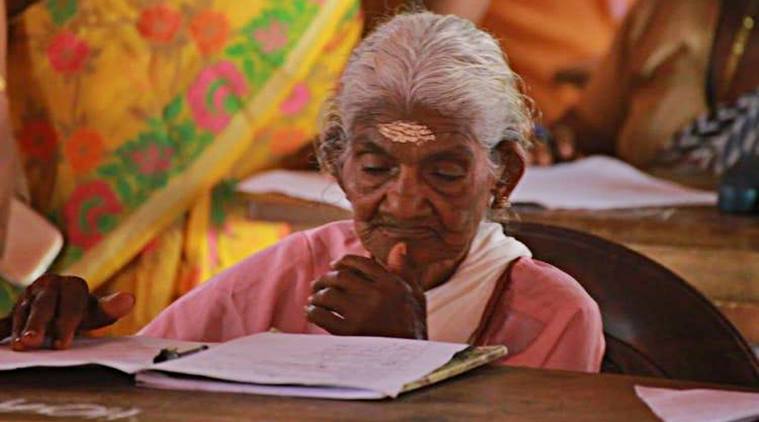This 96 Year Old Woman From Kerala Who Aced Her First Exam Has Become A
