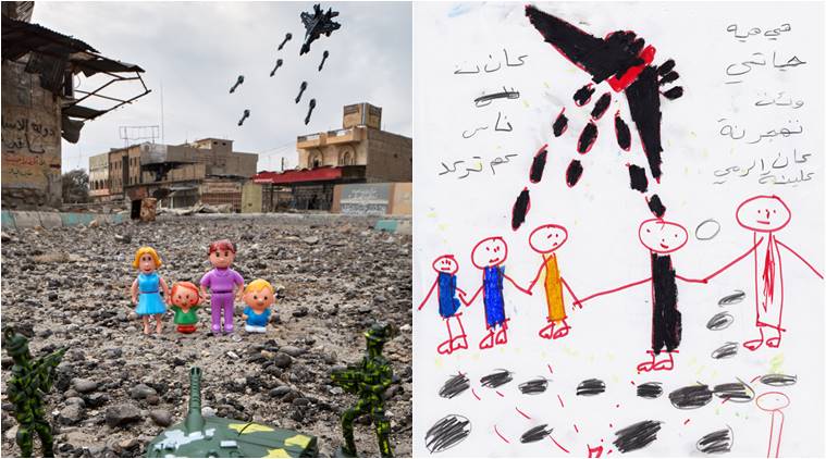 Toys in war zone: Artist shares war stories through children’s eyes ...