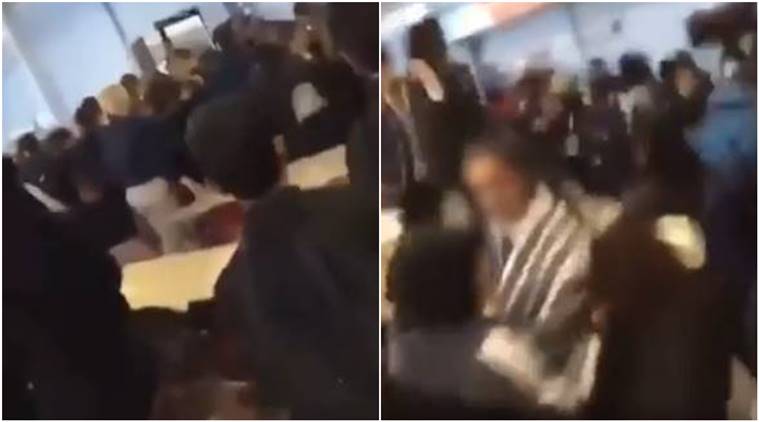 VIDEO: Mass brawl breaks out in UK school after student allegedly rips ...