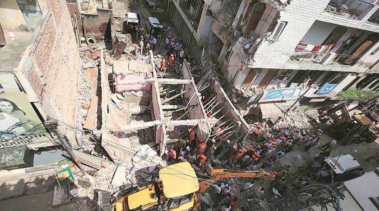 Delhi: Tree, two unplanned floors may have contributed to Ashok Vihar ...