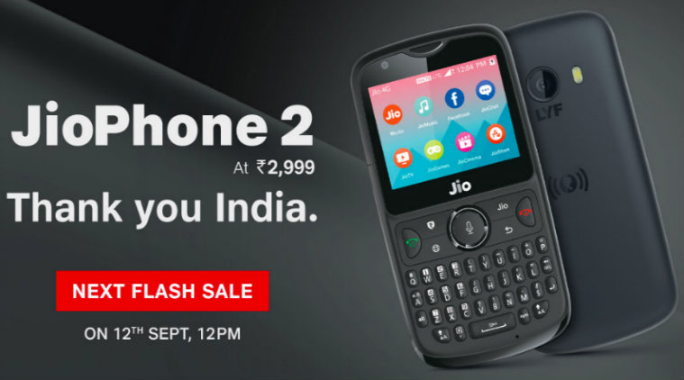 Jio Phone 2 Online Booking, Registration, Price in India, Specs ...
