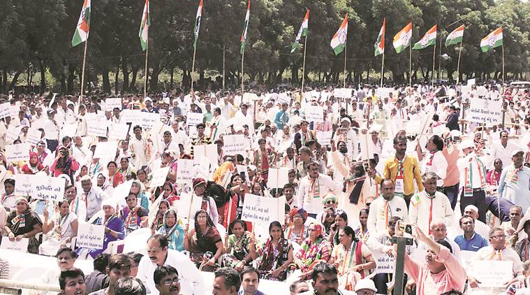 Gujarat: Chavda, Dhanani among 500 detained during Congress’ ‘gherao ...