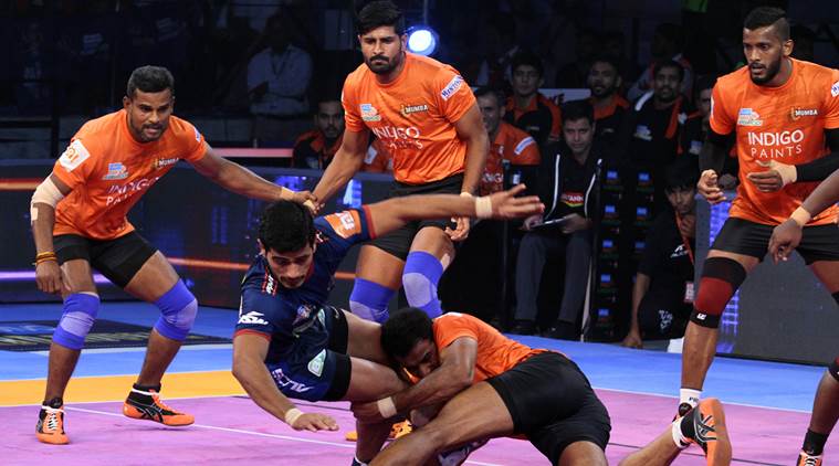 Pro Kabaddi 2018 Highlights: U Mumbai beat Haryana Steelers 53-26, Telugu Titans beat UP Yoddha ...