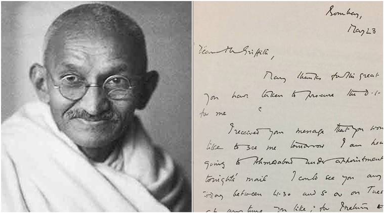 Gandhi Jayanti 2018: Mumbai Police shares Mahatma Gandhi’s old letter ...