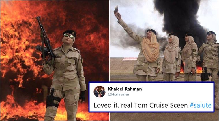 Photos of female members of Pakistani Anti-Narcotic Force taking ...