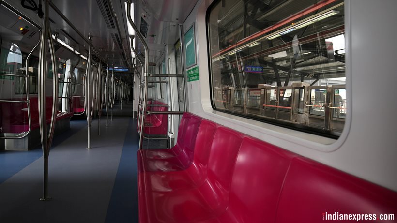 A sneak peek into Delhi Metro’s new Pink Line section from Shiv Vihar ...