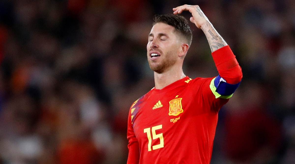 Sergio Ramos retires from Spain duty with parting shot at coach ...