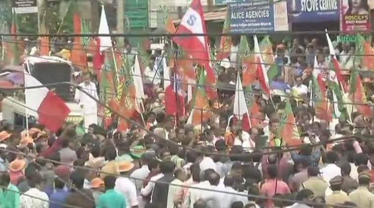 Sabarimala protest LIVE UPDATES: Massive stir against Supreme Court ...