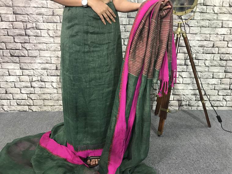 Step-by-step guide: How to drape a linen sari | Fashion News - The ...