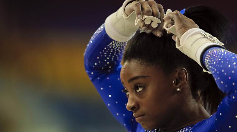 Simone Biles leads world gymnastics championships qualifying despite ...