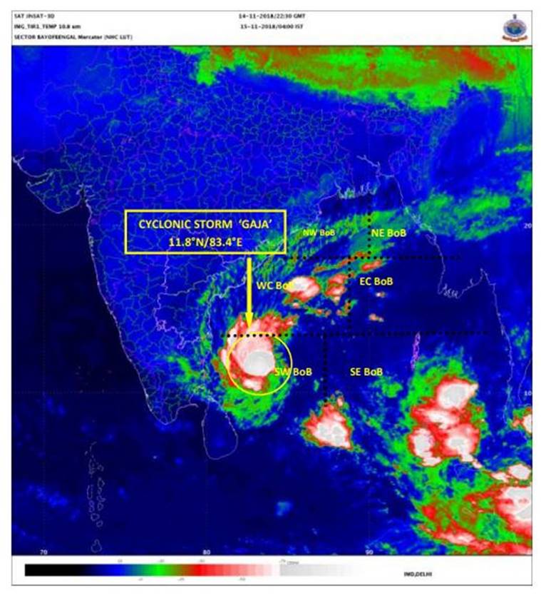 Cyclone Gaja HIGHLIGHTS: Storm to make landfall today, heavy rainfall ...