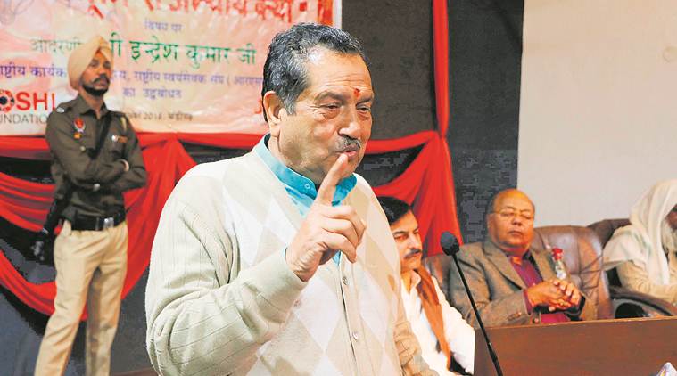 Ayodhya: Indresh of RSS slams CJI-bench, claims govt is ready with a ...