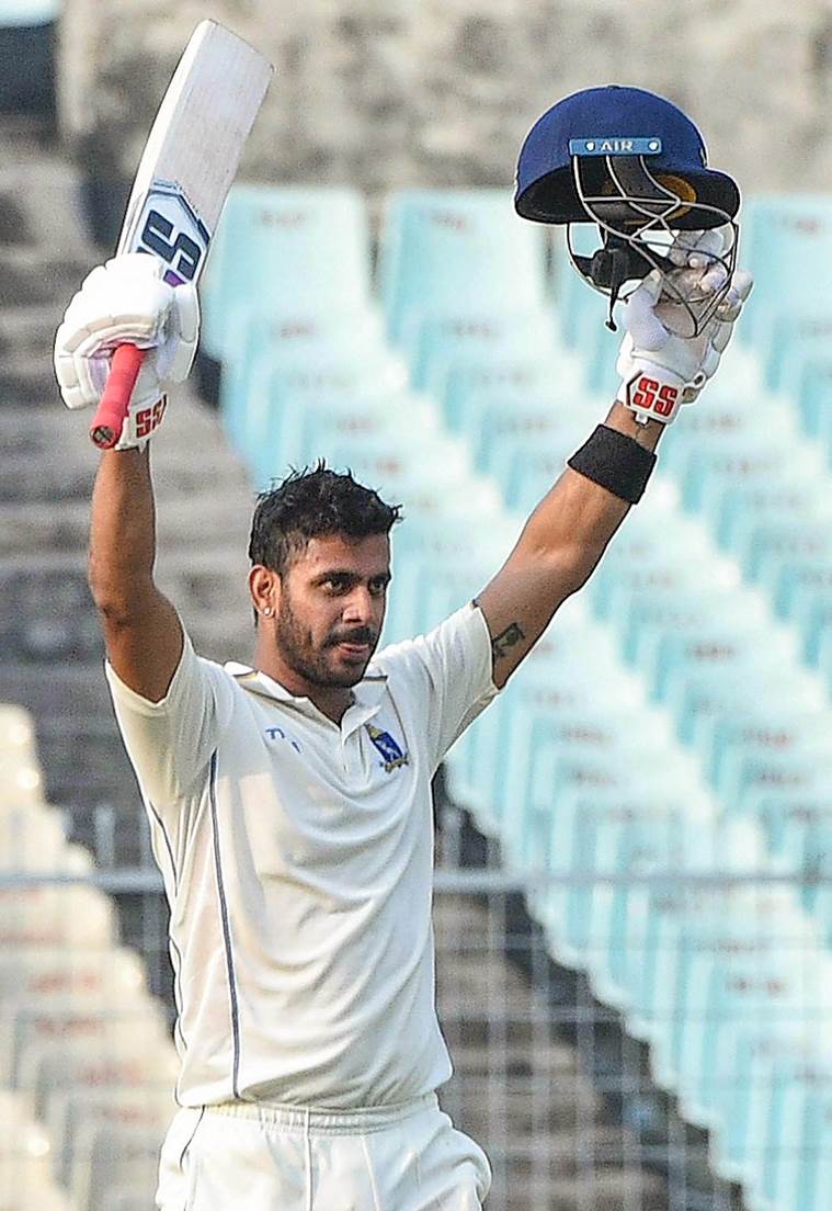 Ranji Trophy: Wary of the axe, Bengal captain Manoj Tiwary hits 201 ...