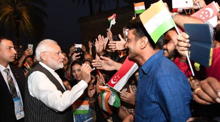 Modi in Singapore LIVE: PM meets US Vice President Mike Pence | The ...