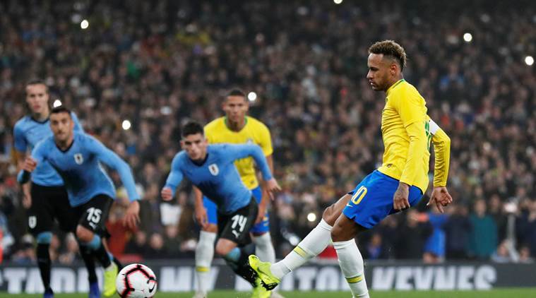 Disputed Neymar penalty gives Brazil win over Uruguay | Sports News,The ...