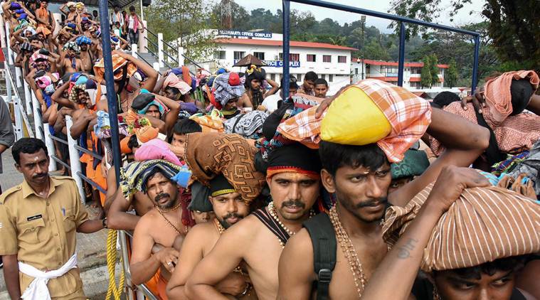 Sabarimala: Pilgrims rush back to temple shrine | India News - The ...