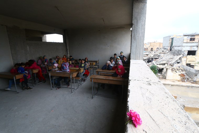 With little aid, Syria’s war-torn Raqqa struggles to revive schools | World News,The Indian Express