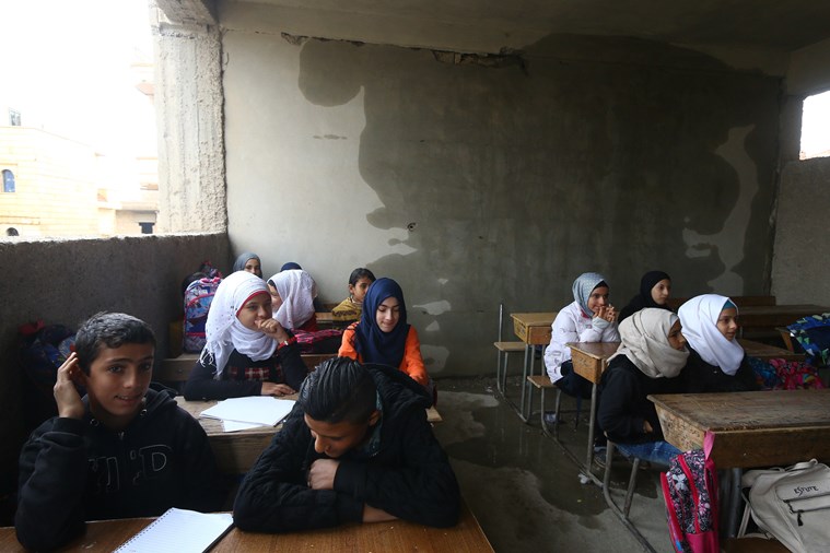 With little aid, Syria’s war-torn Raqqa struggles to revive schools ...