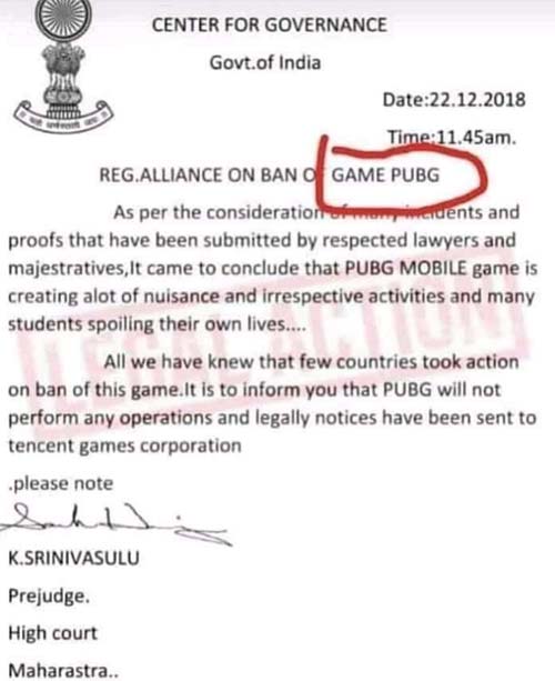 PUBG Mobile banned by the Bombay High Court? These reports are not true ...