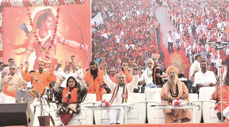 BJP lawmakers attend VHP event for bringing law on Ram temple ...