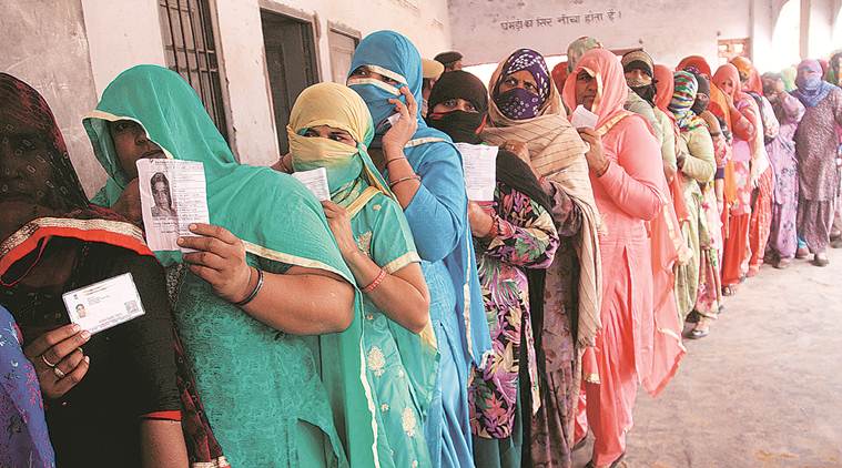 Over 75% voting in peaceful Jind bypoll | India News - The Indian Express