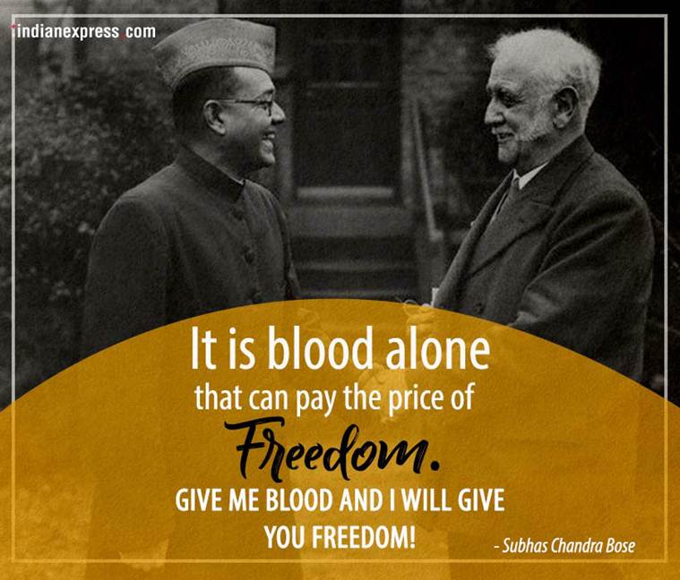 Netaji Subhash Chandra Bose Jayanti Quotes, Speech, famous Thoughts ...