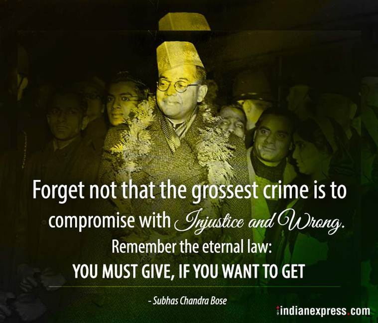 Netaji Subhash Chandra Bose Jayanti Quotes, Speech, famous Thoughts ...