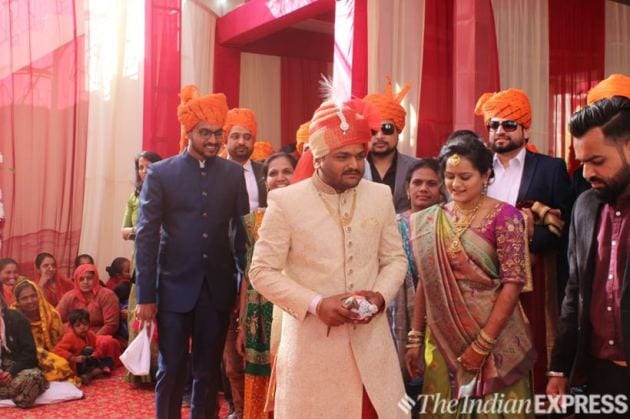 Hardik Patel ties the knot in a simple ceremony at a temple in Gujarat ...