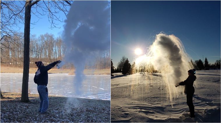 Polar Vortex 2019: People in US Midwest are throwing boiling water in ...