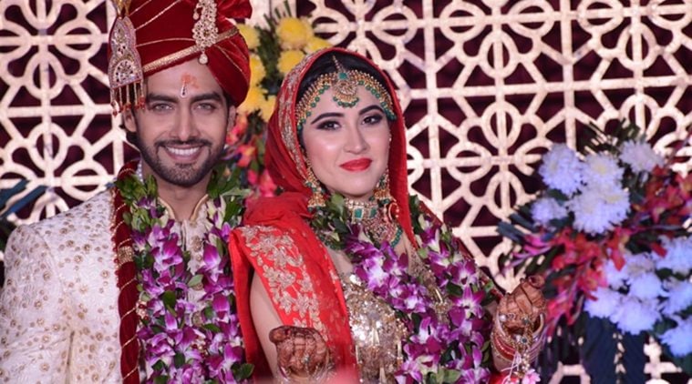 TV actors Rohit Purohit and Sheena Bajaj tie the knot | Entertainment ...