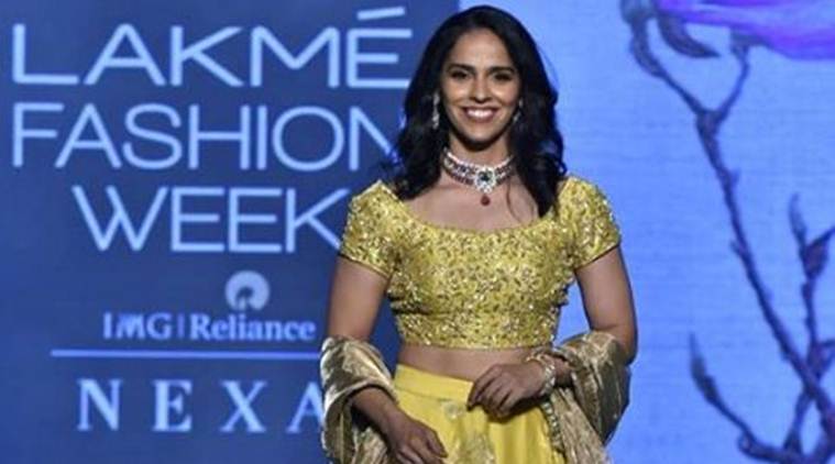 Saina Nehwal Ramp Walk