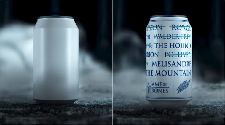 Mountain Dew launches colour-changing ‘Game of Thrones’ cans, and fans ...