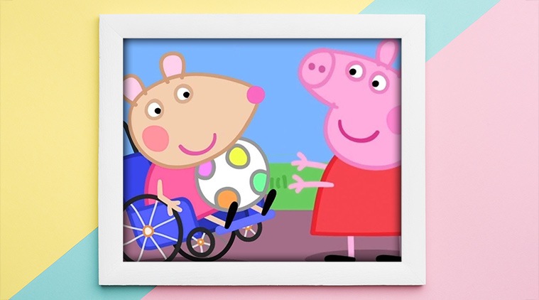 Peppa Pig’s Mandy Mouse, in wheelchair, welcomed by parents | Parenting ...