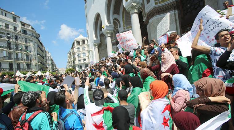 Thousands of protesters back in Algeria’s streets, demand radical ...