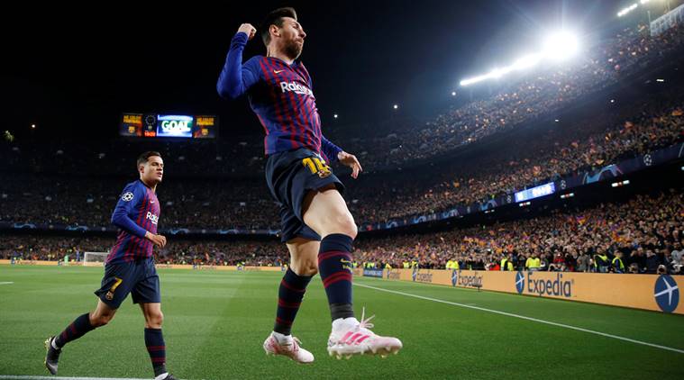 Barcelona reach semis with Lionel Messi exhibition against Manchester ...