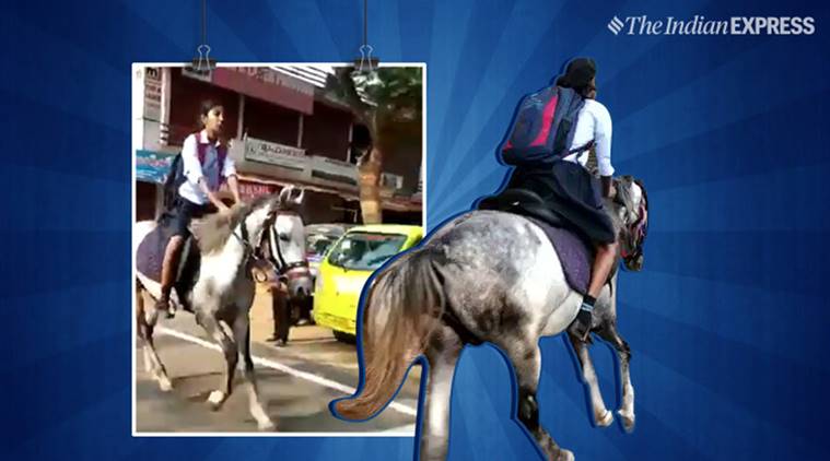 Here is why the Kerala teenager rode a horse to her exam | Trending ...