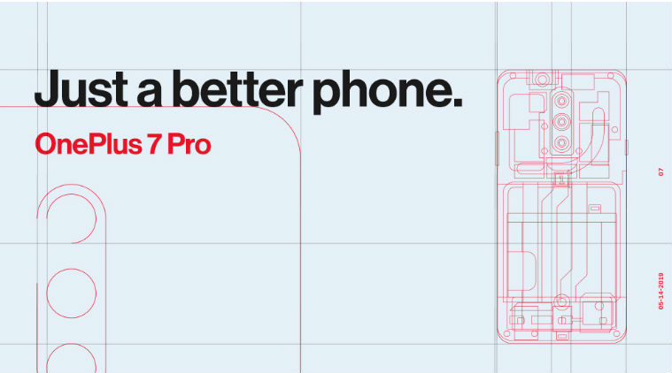 OnePlus 7 Pro schematics ad reveals bezel-less display, pop-up selfie ...